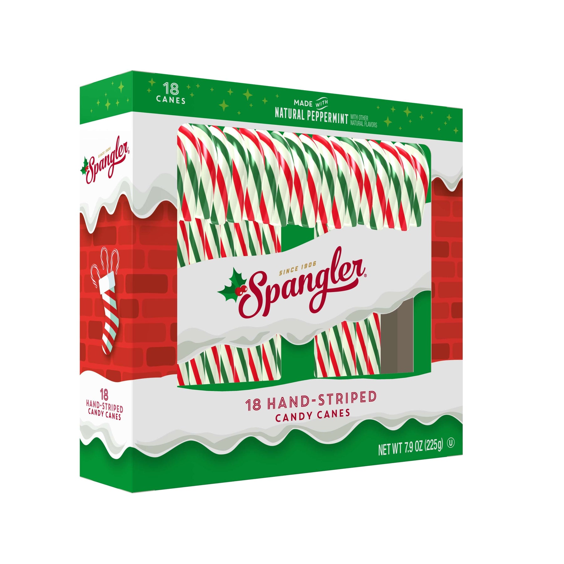 Bulk Red & Green Peppermint Candy Canes - 108 Count Case | Free ...