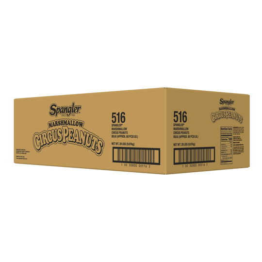 Bulk Circus Peanuts - 20 lb Case | Free Shipping Over $25 | Spangler Candy