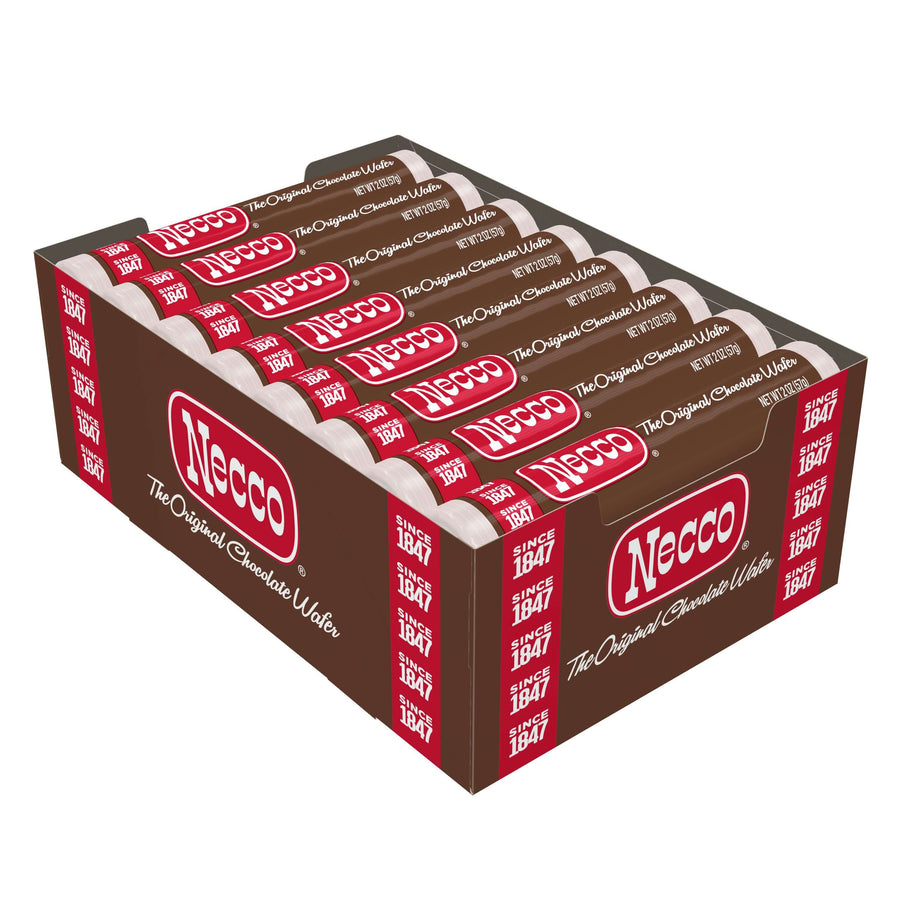 NECCO Chocolate Wafers - 24 Count Rolls – Spangler Candy